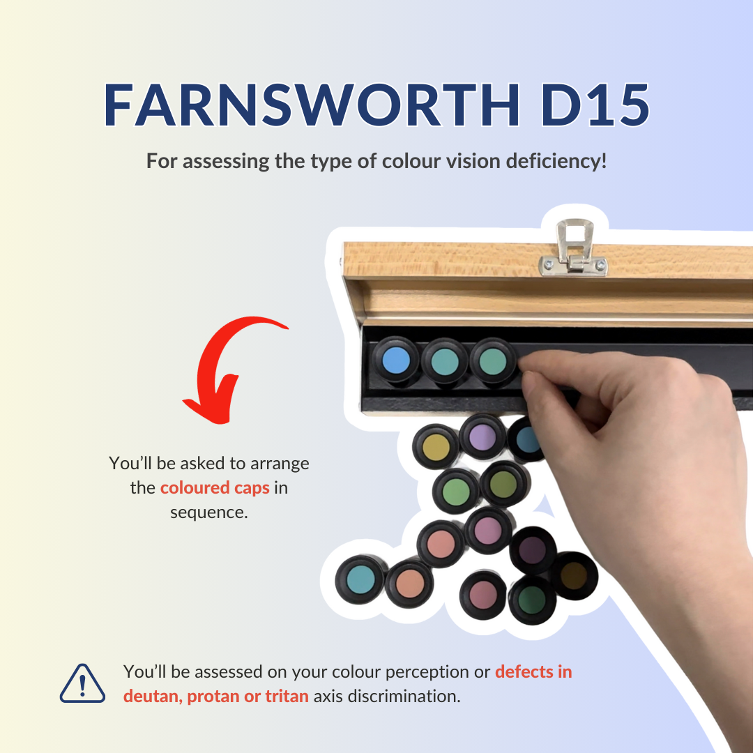 Ishihara & Farnsworth D15 Colour Vision Test - Book a Slot at Raylite ...